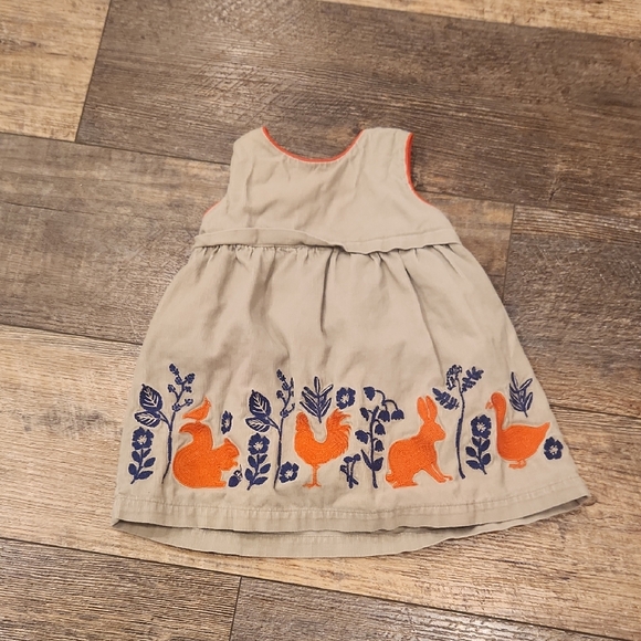 Baby Boden | Dresses | Baby Boden Dress With Embroidered Flowers And ...